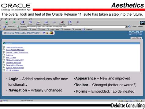 PPT ORACLE APPLICATIONS USER GROUP GL AP AR Release 11i Overview PowerPoint Presentation ID