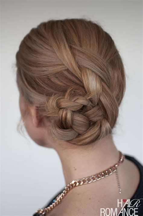 Easy Braided Bun Hairstyle Tutorial Hair Romance