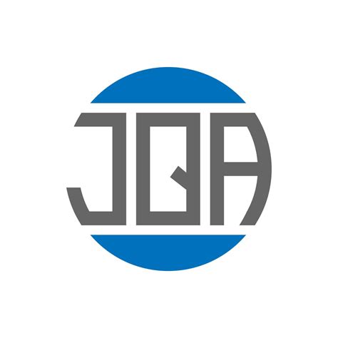 Jqa Letter Logo Design On White Background Jqa Creative Initials