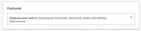 New Linkedin Featured Section How To Display Content On Your Profile