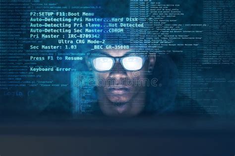 Not Your Average Hacker A Young Man Hacking Into A Secure Computer