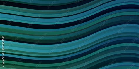 Light Blue Green Vector Layout With Circular Arc Bright Sample With Colorful Bent Lines