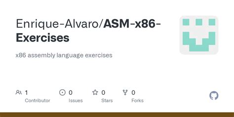 github enrique alvaro asm x86 exercises x86 assembly language exercises