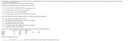 Solved 2 The Data In The Accompanying Table Represent The