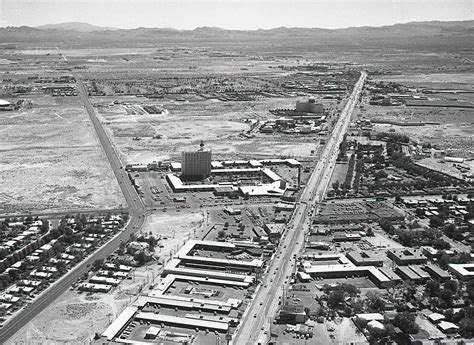 Looking South Over The Las Vegas Strip September Vintage Las Vegas