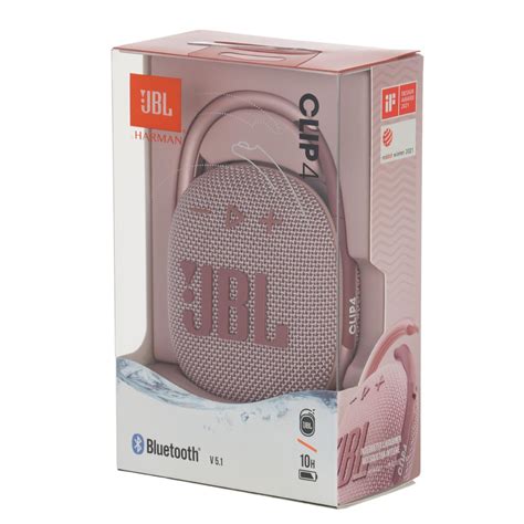 JBL Clip 4 Pink инструкция