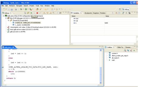 Experiment 3 Basic Sopc Development Procedure Based On Quantusii And Nios Ii Linksprite