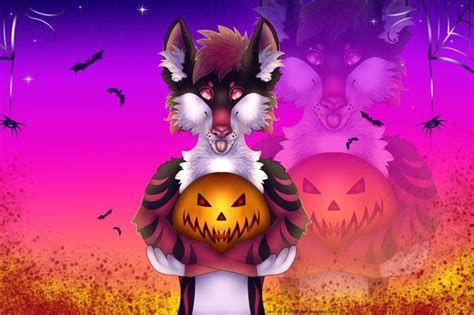 Halloween Ych Kumo V2 Rfurry