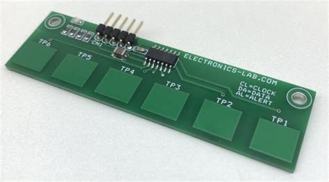6 Channel Capacitive Touch Sensor Module Electronics Lab