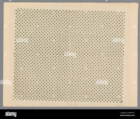 Leaf With Spreading Patterns Of Stars And Dots Anonymous 1800 1900
