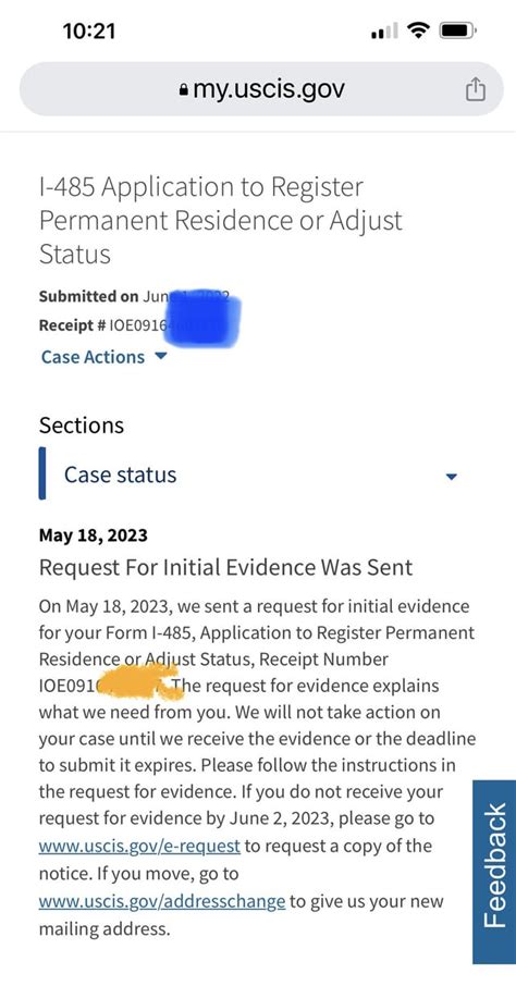 I Got Another Rfe For My I 485 Today Ruscis