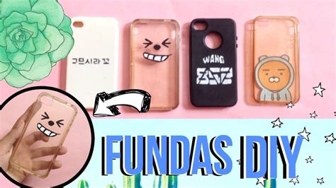 Diy Fundas Para Celular Que Usan Los Idols Kpop Youtube