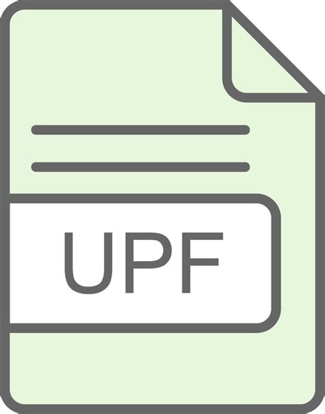 Upf File Format Fillay Icon Design 43608738 Vector Art At Vecteezy