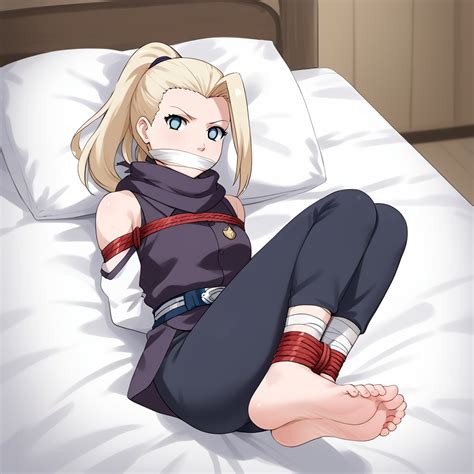Ino Bound and Gagged by lightbright667 on DeviantArt