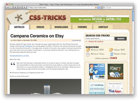 About The CSS Tricks Redesign CSS Tricks