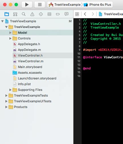 Treeview In Ios