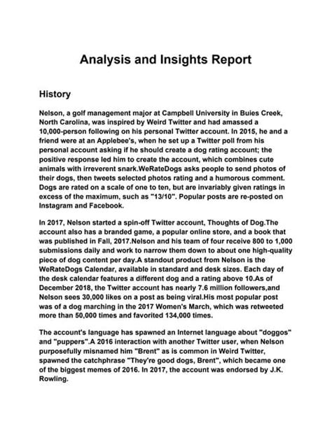 Data Wrangle And Visualization Report Pdf