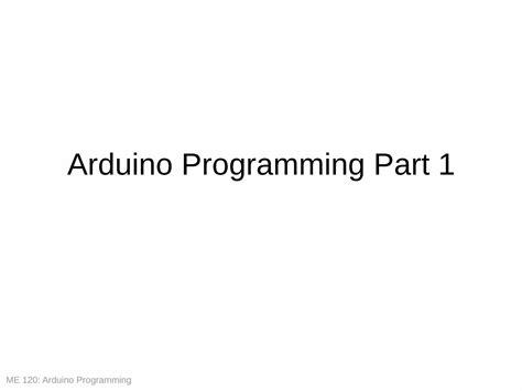 PDF Arduino Programming Part Start ME Me Mme Pdx Edu Lib Exe Media Lecture