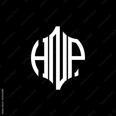 Hnp Letter Logo Hnp Best Black Background Vector Image Hnp Monogram Logo Design For