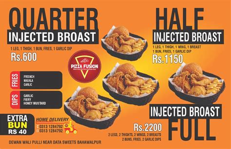 Pizza Fusion Arabic Broast Bahawalpur