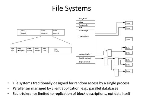 ppt advancements in data storage systems parallel databases and file systems powerpoint