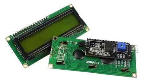 Display Lcd 16x2 1602 Fundo Verde C Módulo I2c R 45 Em São Caetano Do