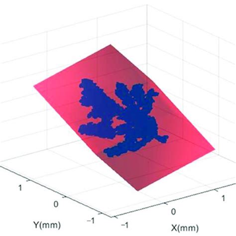 extraction result of the minimum bounding box for cherry tree point