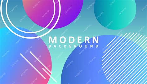 Premium Vector Abstract Modern Colorful Gradient Background Design