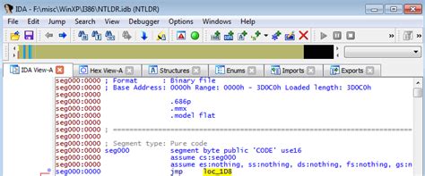 Satoshis Note Debugging Early Boot Stages Of Windows