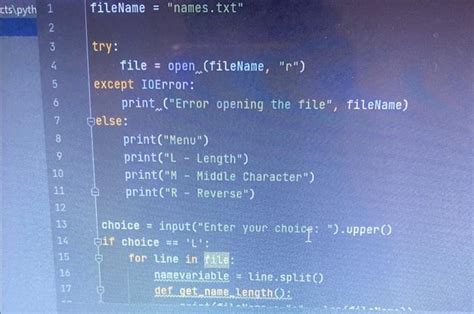 Solved Using PyCharm Or Another IDE Of Your Choosing Create Chegg