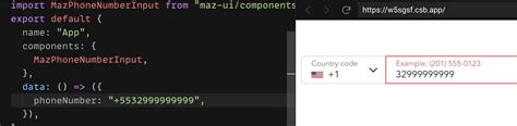 Bug Mazphonenumberinput V Model Not Showing Correctly Phone Number