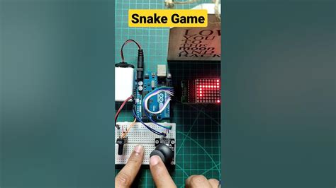 Arduino Snake Game Using 8x8 Dot Matrix Led Display Youtube