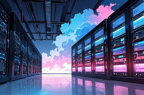 Business Technology Cloud Computing Service And Datacenter Storage