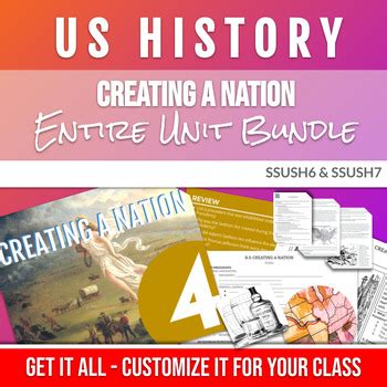 Unit 4 Creating A Nation WHOLE UNIT BUNDLE By Better Courses