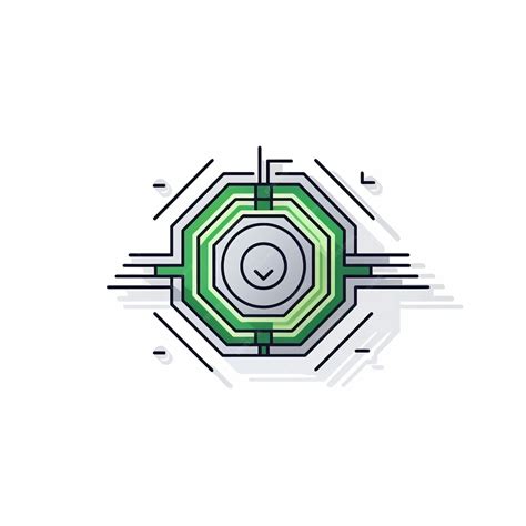 Gpu Icon Technology And Computer Symbol Art Logo Illustration Premium