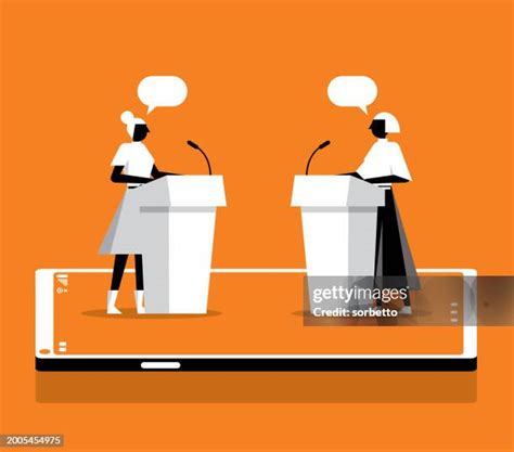 Businesswomen Online Voting High Res Vector Graphic Getty Images