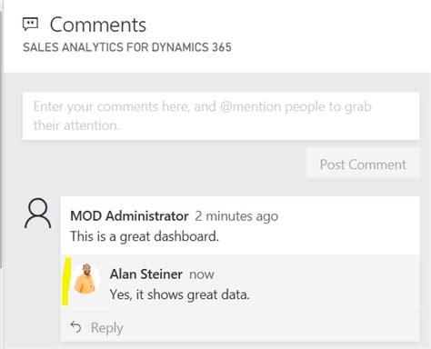 Deep Dive Into Comments And Mentions In Power BI Carl De Souza
