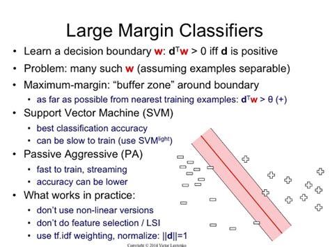 what is large margin classifiers ai basics ai online course
