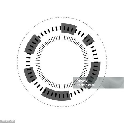 벡터 기술 서클 Ai 추상 벡터 컴퓨터 비전 디자인 3차원 형태에 대한 스톡 벡터 아트 및 기타 이미지 3차원 형태 가상현실 그래픽 사용자 인터페이스 Istock