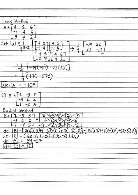 solution finding the determinant using basket method laplace expansion