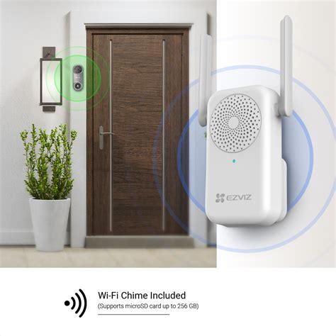 Cctv Security Video Doorbells Ezviz Db2 Pro Grey Battery