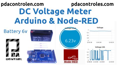 measuring dc voltage with arduino and node red pdacontrol
