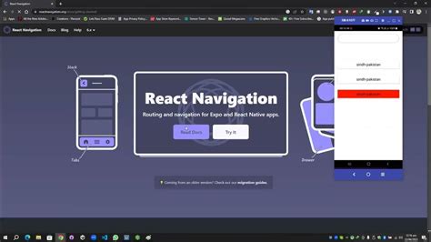 React Native React Navigation Youtube