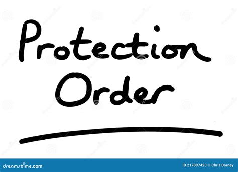 Protection Order Stock Illustration Illustration Of Followed 217897423