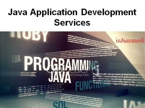 Ppt Java Application Development Powerpoint Presentation Free