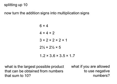 MEDIAN Don Steward Mathematics Teaching Largest Product From