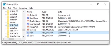 Disable USB Storage Printer Audio And Scanner From Windows Registry