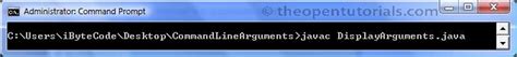 How Java Application Receive Command Line Arguments Ibytecode Technologies