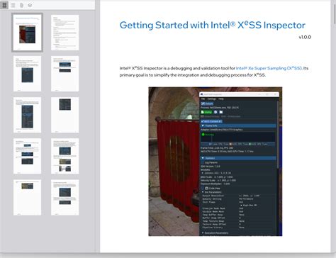 intel® xess inspector