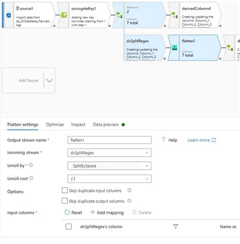 Azure Data Factory Data Wrangling With Data Flow Array Bug Microsoft Qanda